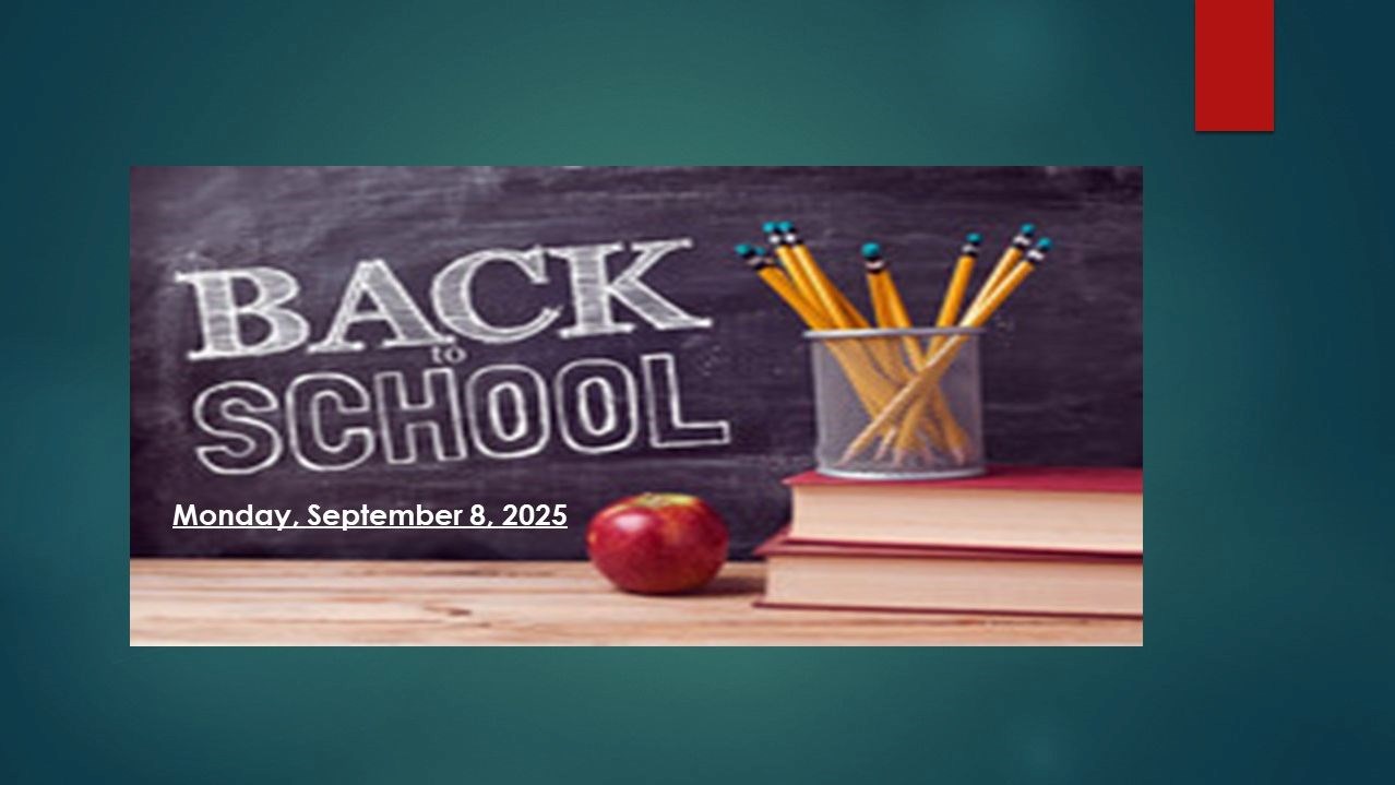 Welcome Back 2025-2026