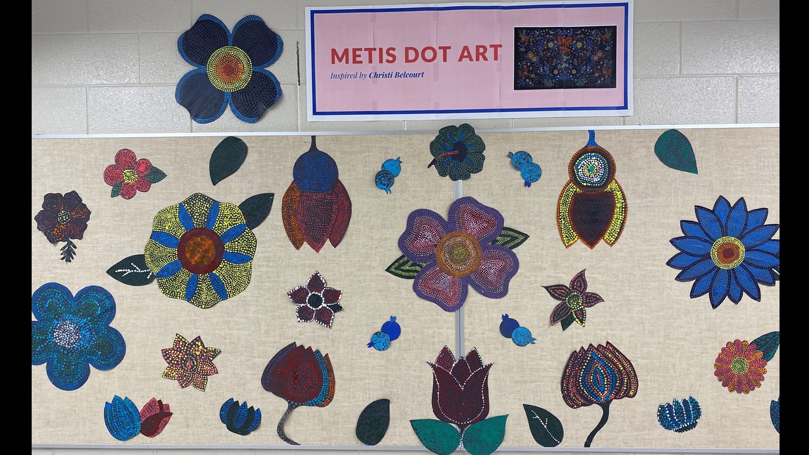Metis Dot Art Influenced by Christi Belcourt
